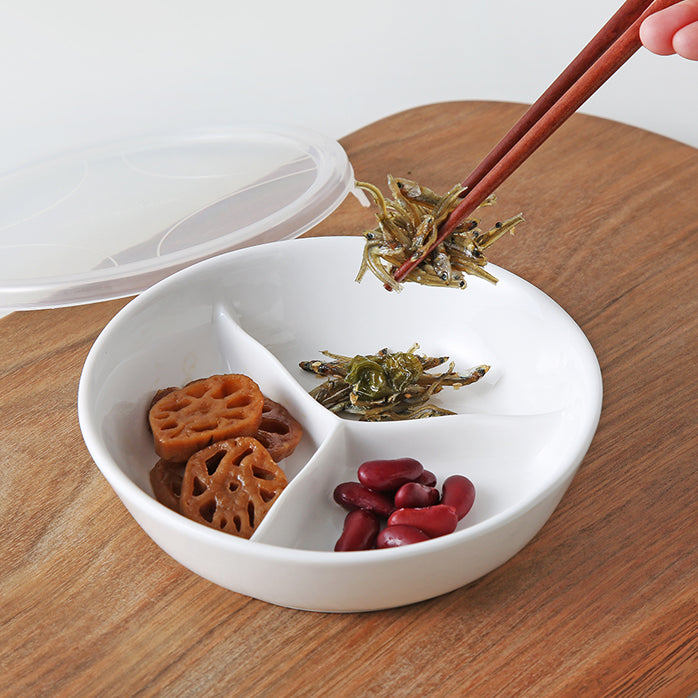 Ceramic Sharing Side Dish Container with Lid