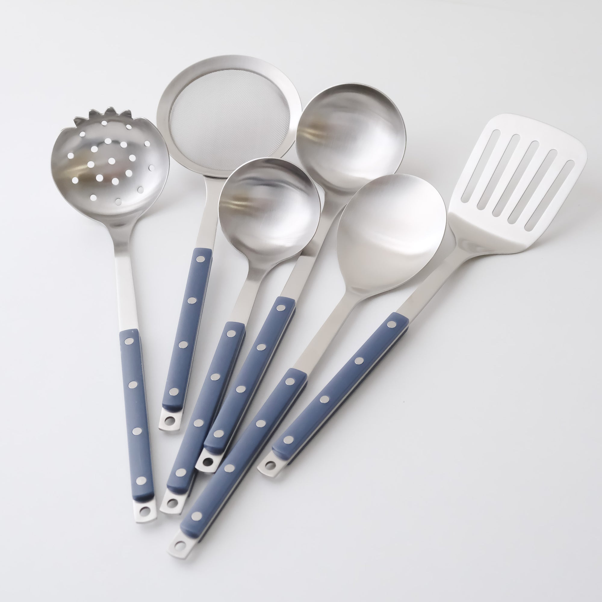 Bistro Cooking Tools (7 Options) - Dusty Blue