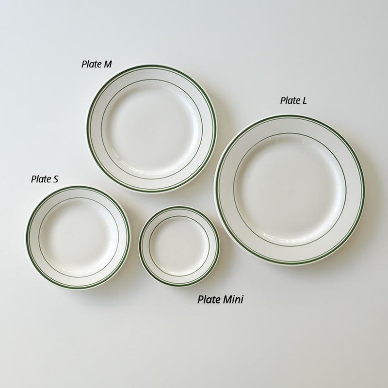 TUXTON Green Bay Plates (4 Sizes)